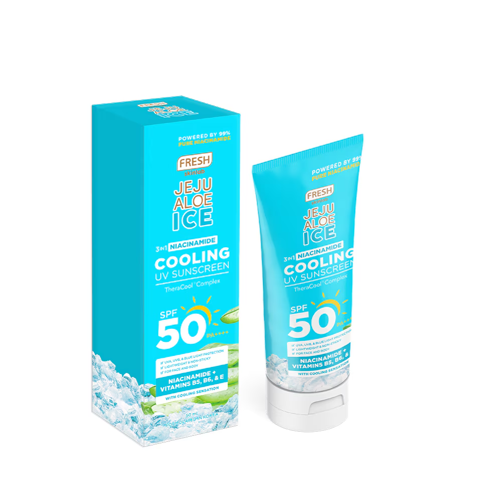 Jeju Aloe Ice 3 in 1 Niacinamide Cooling UV Sunscreen